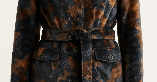 ΓΥΝΑΙΚΕΙΟ ΓΟΥΝΑΚΙ ΜΕ ΖΩΝΗ & ANIMAL PRINT ΣΧΕΔΙΟ